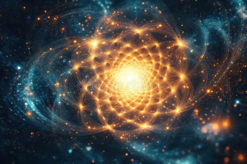 Galactic Spiral Formation Outer Space Digital Art Cosmic Environment ...