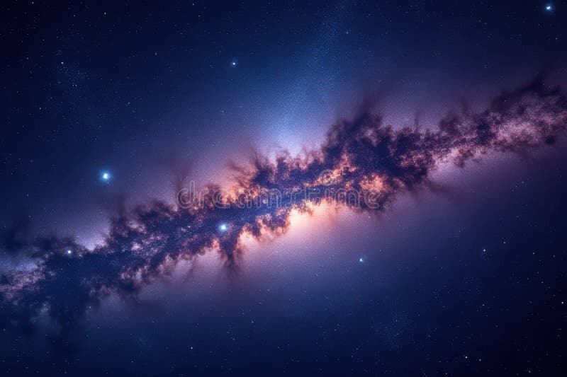 Galactic Star Cluster Showcase Stock Illustration - Illustration of ...