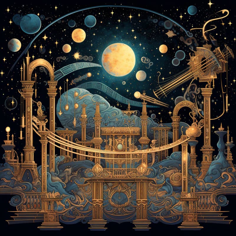 Galactic Symphony: Harmonizing the Celestial Orchestra Stock ...