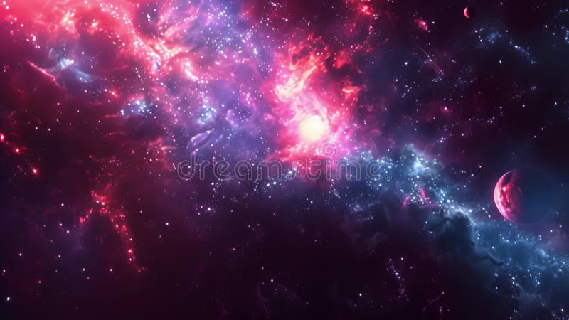 Galactic Symphony: Nebula Animation Mesmerizes with Cosmic Elegance ...