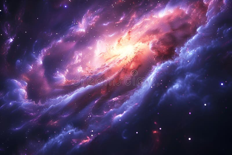 Galactic System with Sun Shining. Stock Image - Image of orbital ...