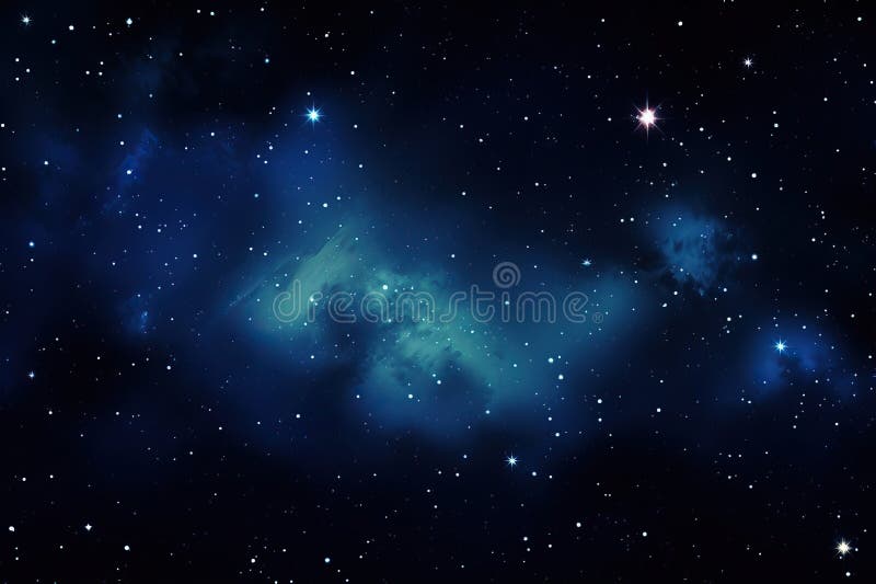 Galactic Universe Dark Background. Beautiful View of Starry Sky at ...