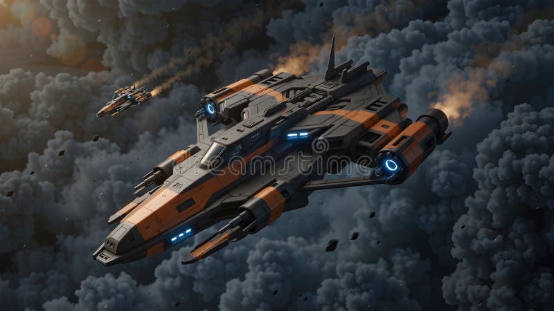 Dual Engine Thrusters Stock Illustrations – 4 Dual Engine Thrusters ...