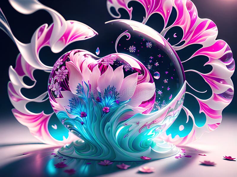 Galactic Whirl. Vortex of Creation Stock Illustration - Illustration of ...
