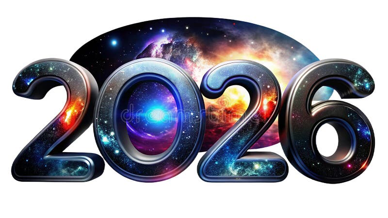 Galactic Year Celebration stock illustration. Illustration of iconic ...