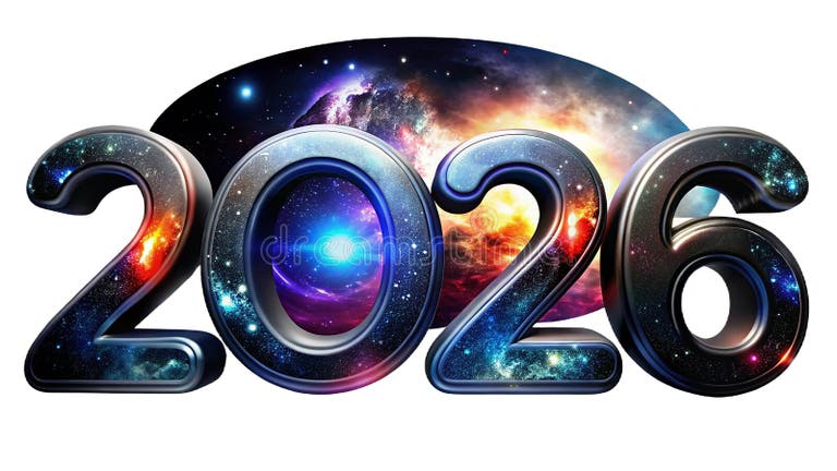 Galactic Year Celebration stock illustration. Illustration of iconic ...