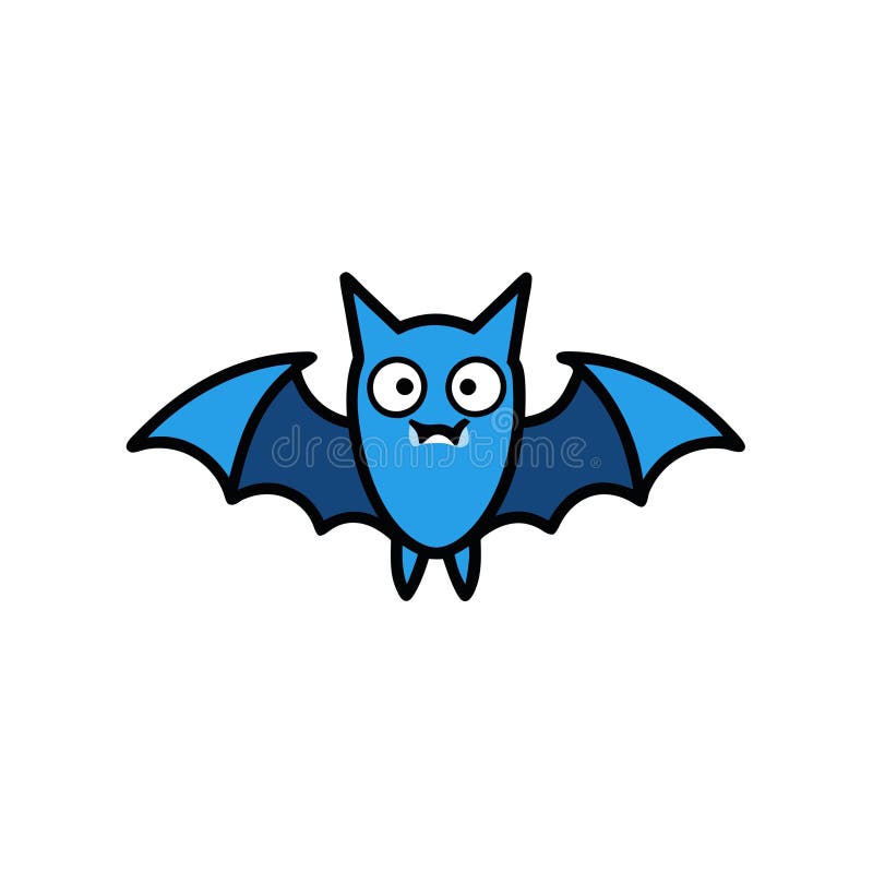 Galapagos Hoary Bat Knocks Icon Vector Stock Vector - Illustration of ...