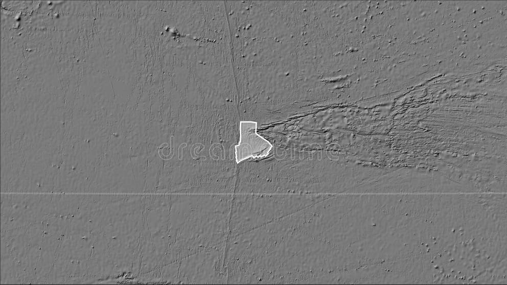 Galapagos Tectonic Plate. Bilevel Map Stock Illustration - Illustration ...