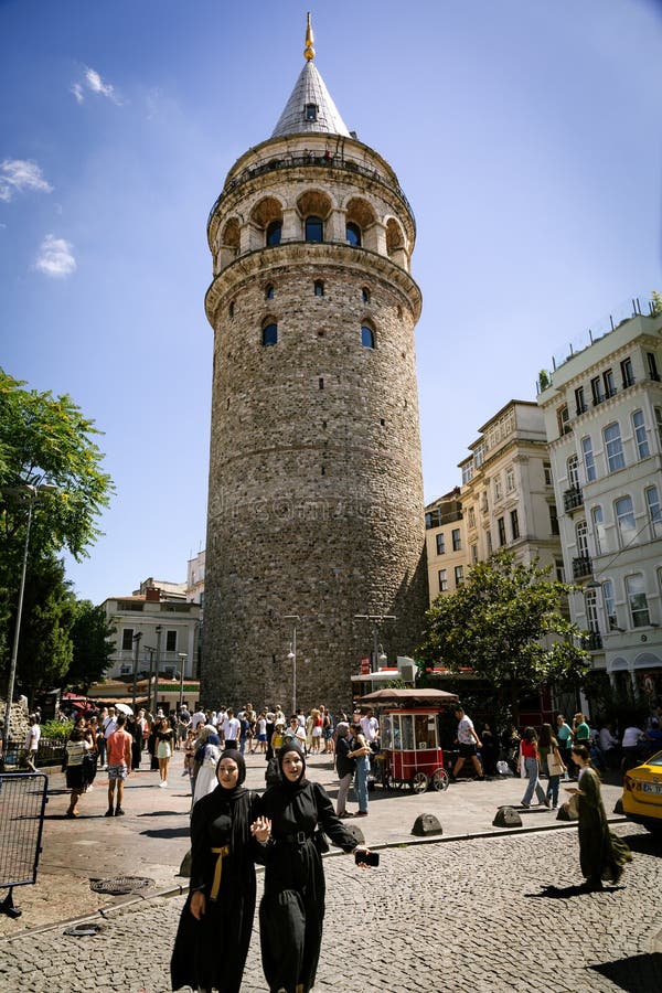 Galata Tower, Istanbul, Turkey Editorial Photo - Image of tower ...
