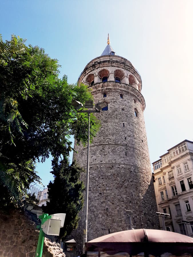Galata Tower - Istanbul Turkey Editorial Photo - Image of antique ...