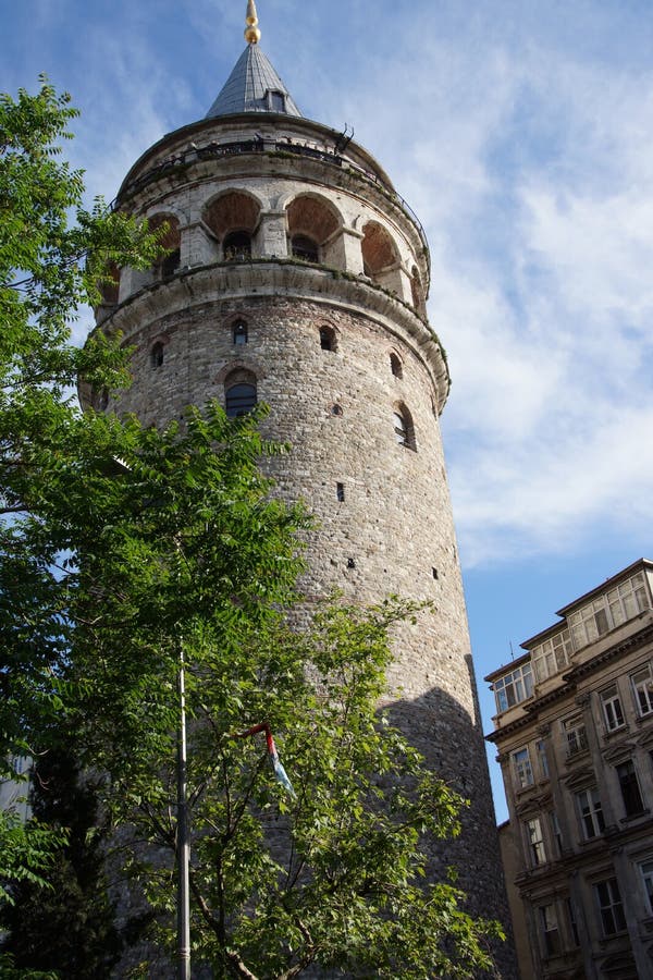 Galata Tower stock photo. Image of turkey, istanbul, watchtower - 41672044