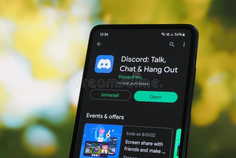 Galati, Romania - July 11, 2022: Discord Application Available on ...