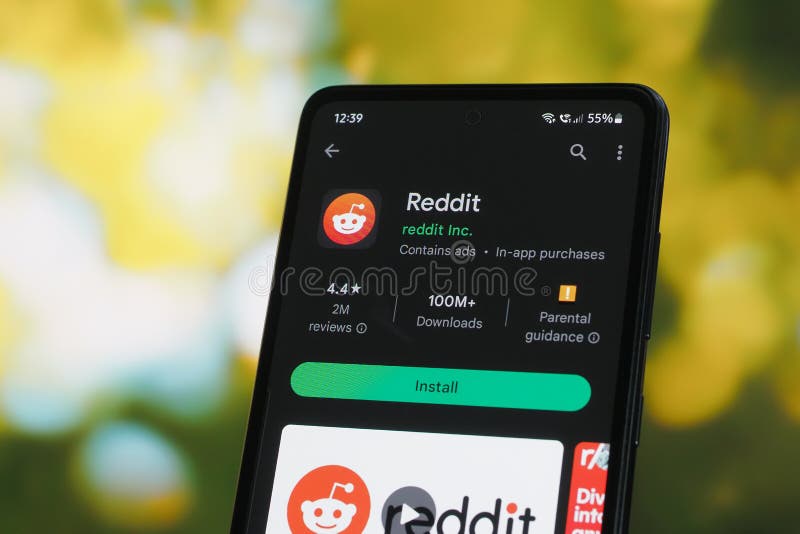 Galati, Romania - July 11, 2022: Reddit Application Available on Google ...