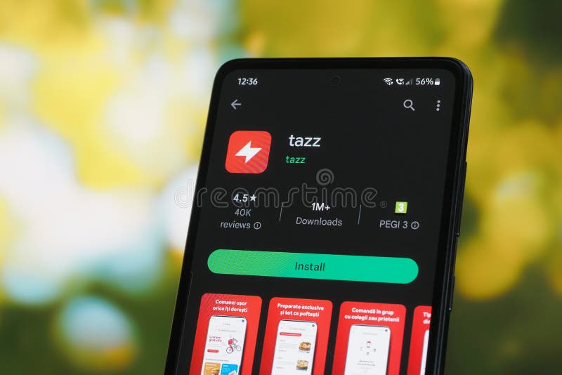 Galati, Romania - July 11, 2022: Tazz Application Available on Google ...