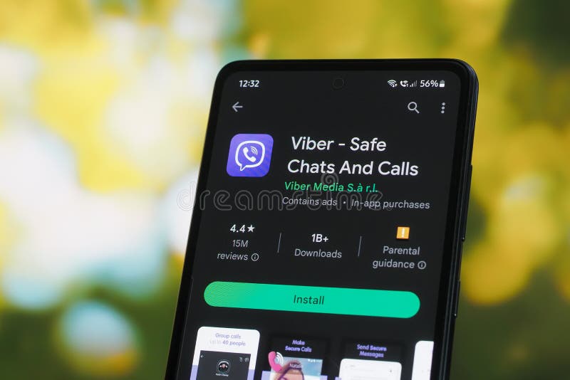 Galati, Romania - July 11, 2022: Viber Application Available on Google ...