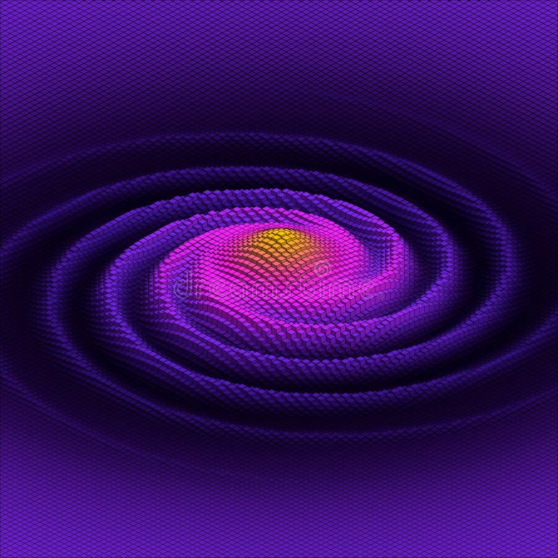 Galaxia Abstracta Del Fondo Del Vector 3d Ilustración del Vector ...