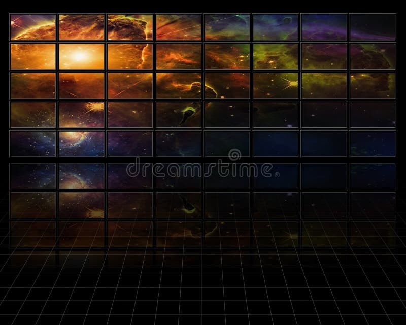 Space Screens stock illustration. Illustration of astronomy - 137233137