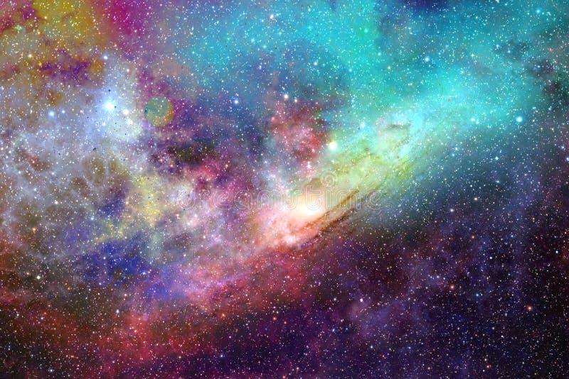 Galaxies and Stars in Space Stock Photo - Image of fantastic, space ...