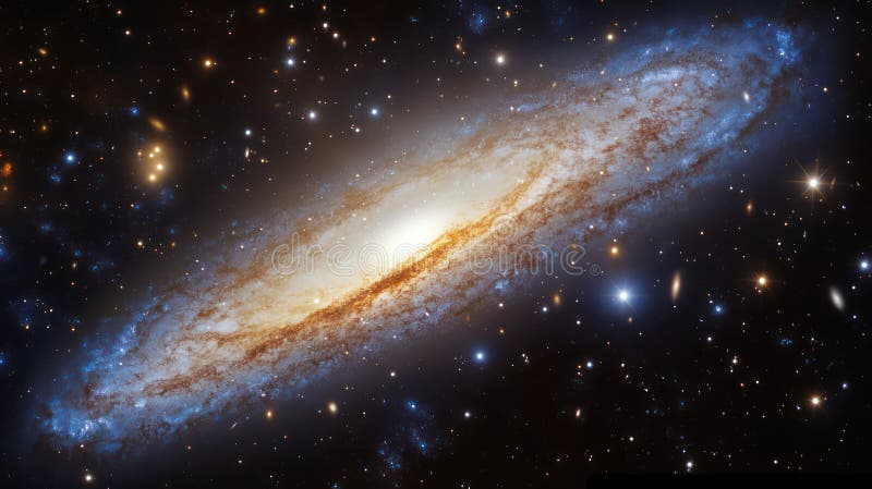 Galaxies in the Width of Space Created with Generative AI. Lots of ...