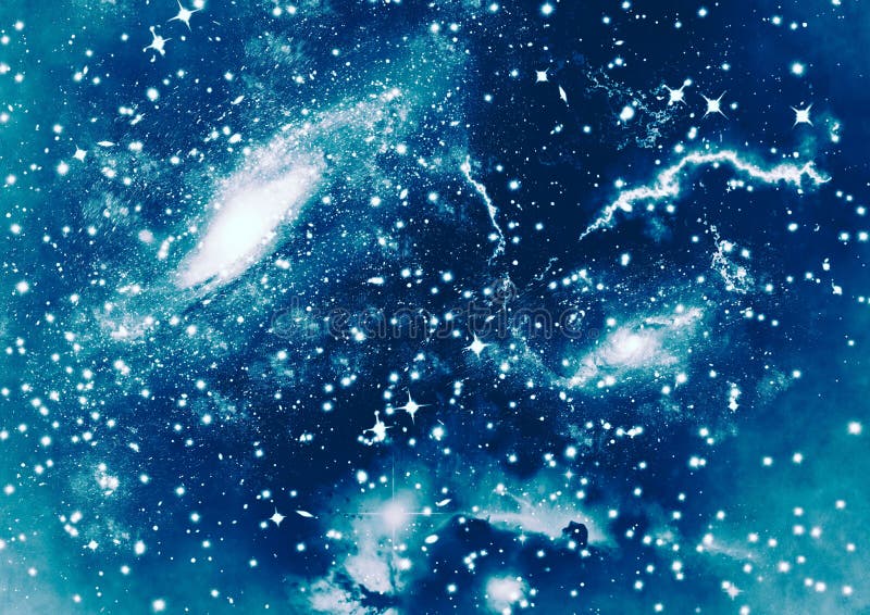 Light Blue Galaxy Wallpaper