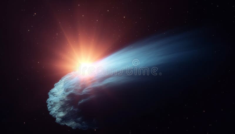 Galaxy Abstract Wave Illuminated by Star Field in Deep Atmosphere ...