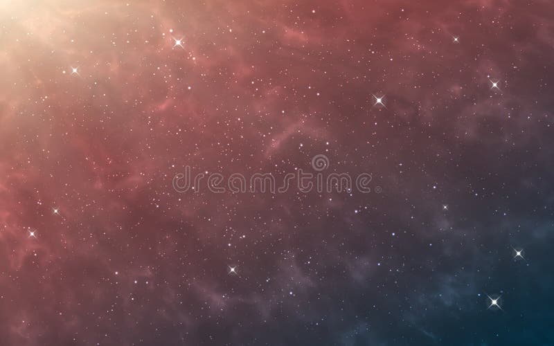 Space Background. Realistic Starry Night. Cosmos and Shining Stars ...
