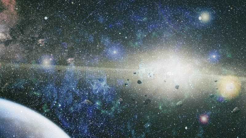 Galaxy Background with Nebula, Stardust and Bright Shining Stars.nebula ...