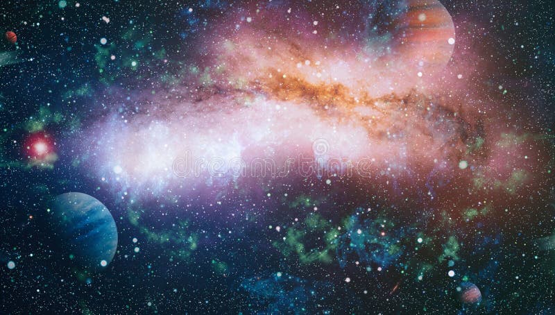 Galaxy Background with Nebula, Stardust and Bright Shining Stars.nebula ...