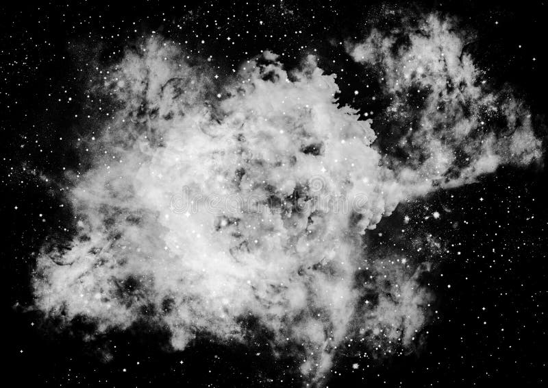 Galaxy Background with Stars and Stardust Stock Illustration ...