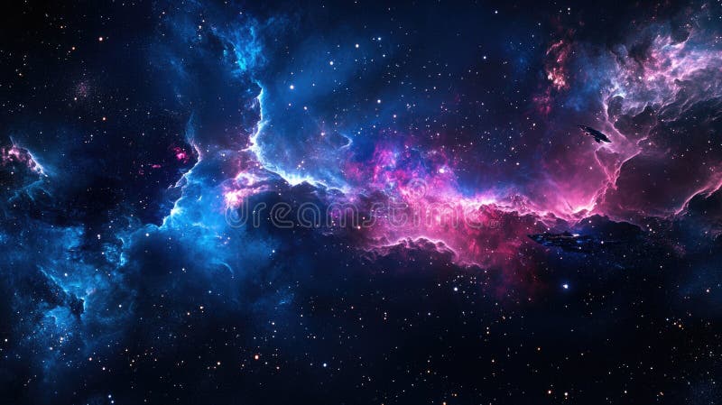 Galaxy with Bird Flying stock photo. Image of scenic - 376673024