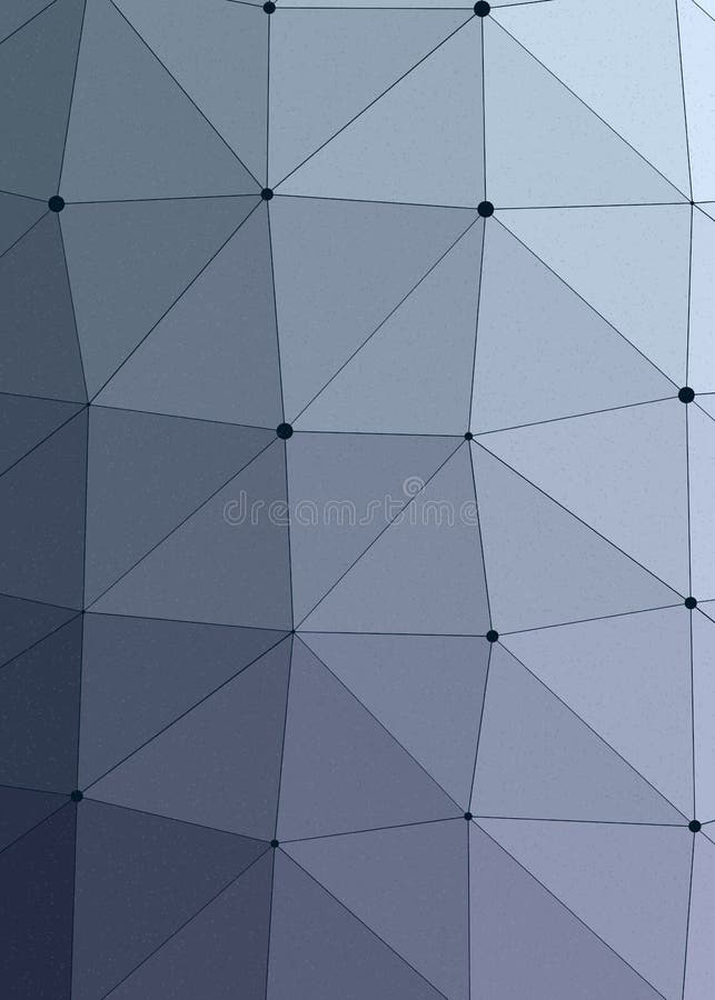 Galaxy Blue Color Abstract Color Low-Polygones Generative Art ...