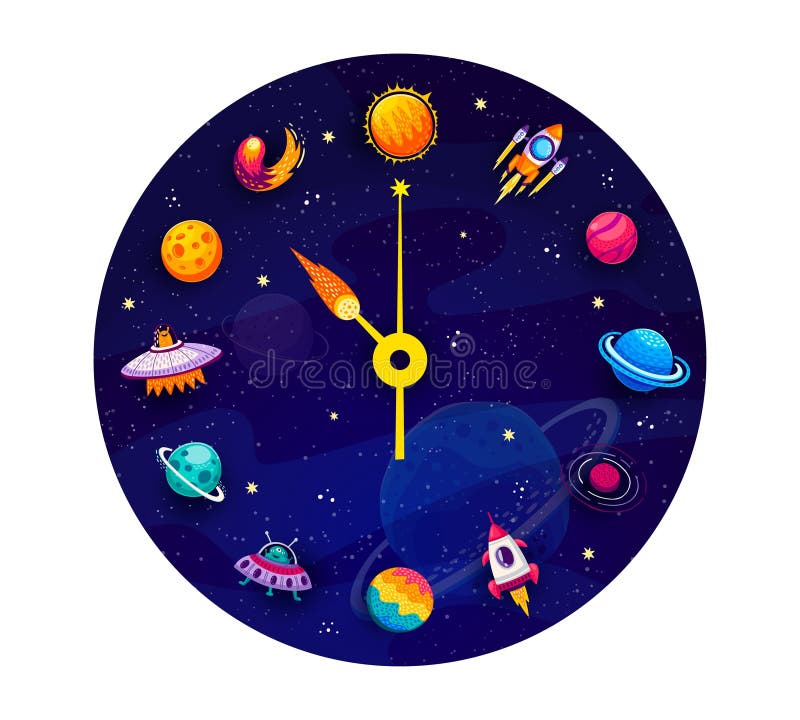 Alarm Clock Cartoon Galaxy Stock Illustrations – 38 Alarm Clock Cartoon ...