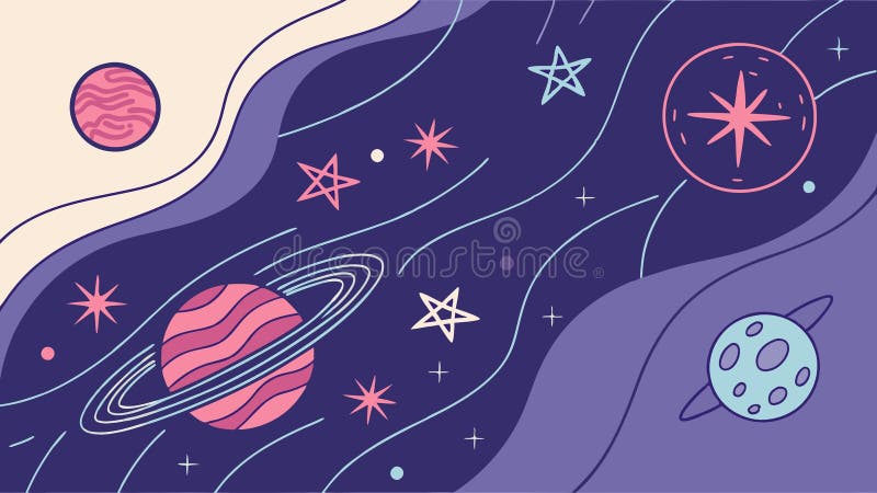 Galaxy Cosmic Scene, Planets, and Stars, Space Exploration and Universe ...