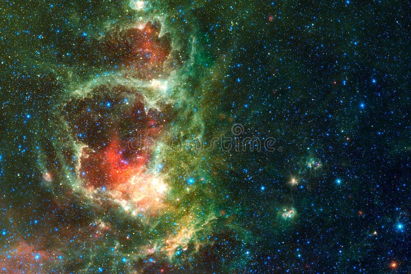 Galaxy in Deep Space. Elements Furnished by NASA Stock Photo - Image of ...