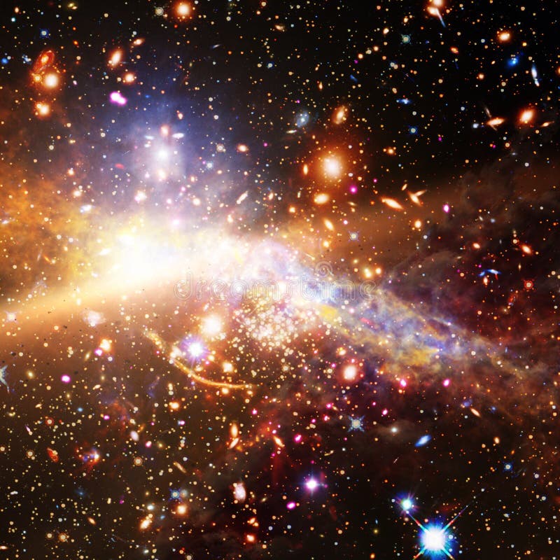 Galaxy. the Elements of this Image Furnished by NASA Stock Illustration ...