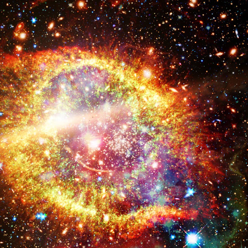 Galaxy. the Elements of this Image Furnished by NASA Stock Photo ...