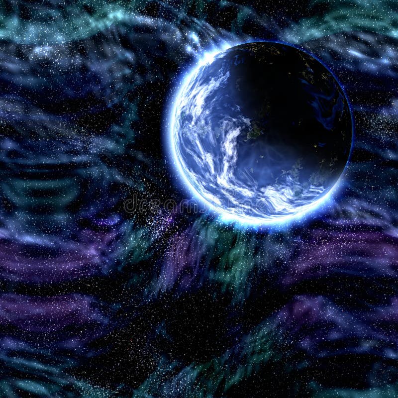 Beyond the Solar System Retro Futurism Poster Stock Vector ...