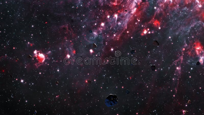 Galaxy Exploration Space Rock Scence at Southern Centaurus Stock Video ...
