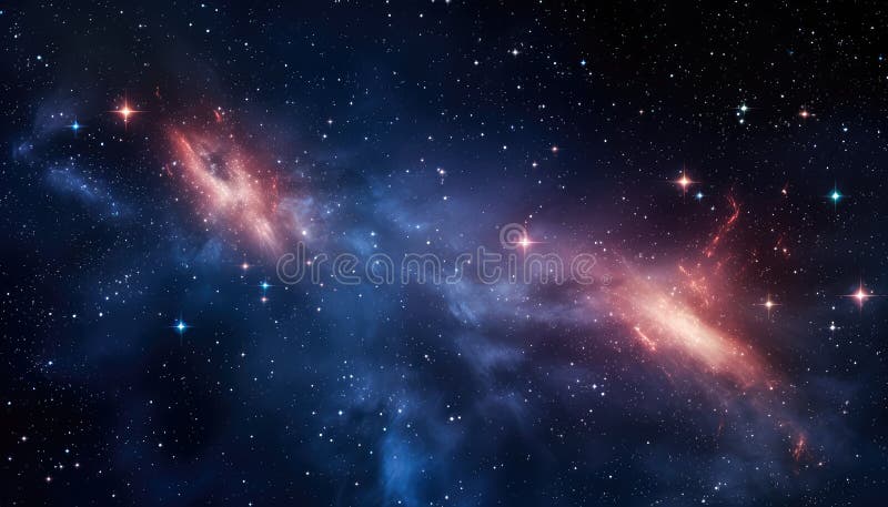 Galaxy Filled with Lots of Stars and Clouds, Night Sky Wallpaper Stock ...