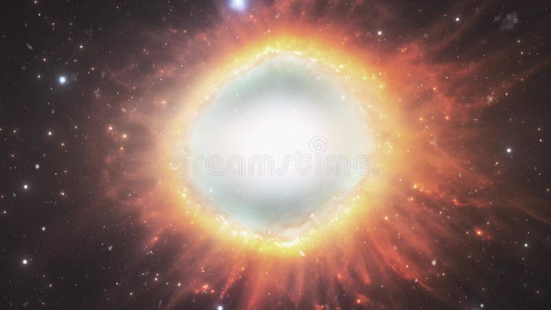 A Galaxy Formed after a Supernova Explosion. Stock Video - Video of ...