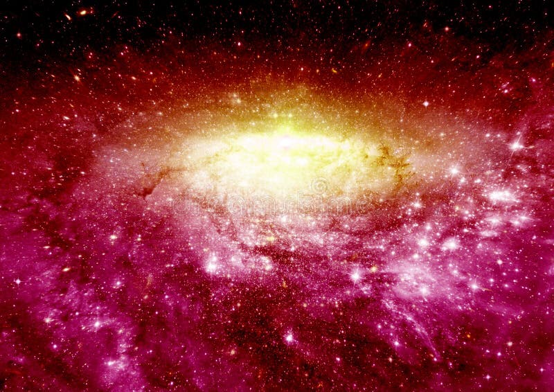 Galaxy in a free space stock illustration. Illustration of shimmer ...