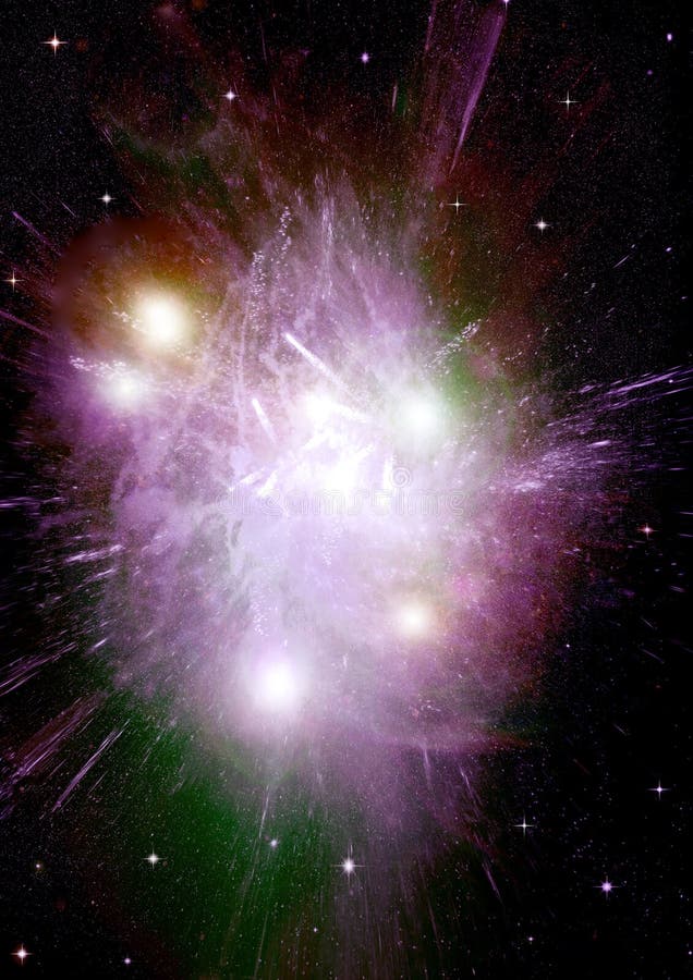 Galaxy in a free space stock illustration. Illustration of graphic ...