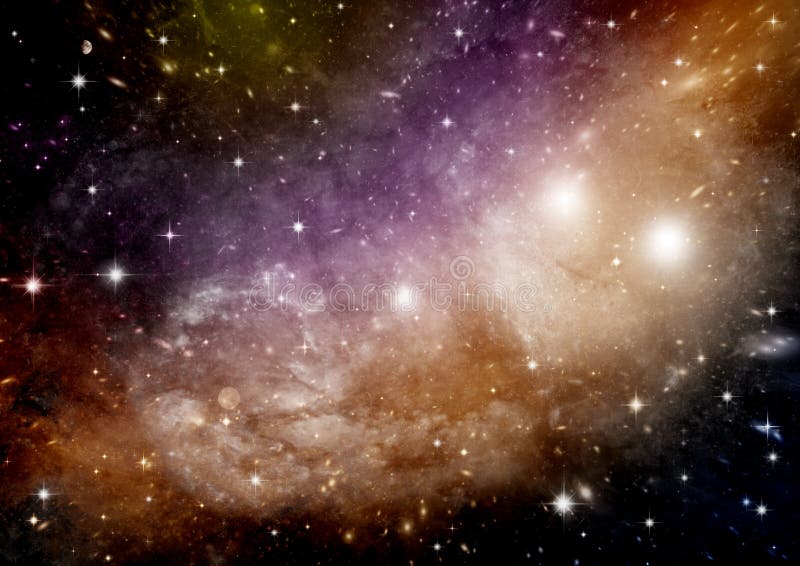 Galaxy in a free space stock image. Image of outer, nebulae - 96819003
