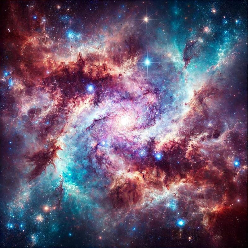 A Galaxy Full of Stars, AI Generator Stock Illustration - Illustration ...