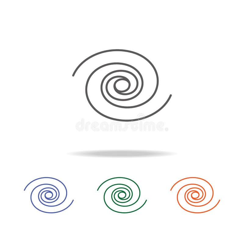 Galaxy Icon. Element of a Space Multi Colored Icon for Mobile Concept ...