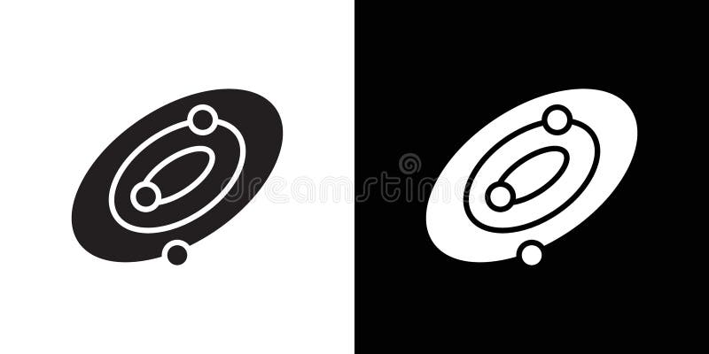 Galaxy Icon Vector Flat Thin Line Illustration Stock Vector ...