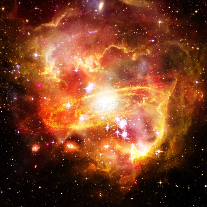 Galaxy and Light. the Elements of this Image Furnished by NASA Stock ...