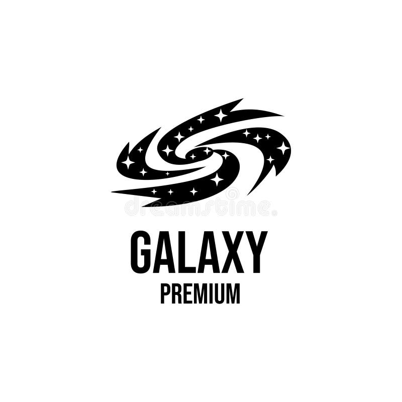 Galaxy Logo Icon Design Illustration Stock Vector - Illustration of ...