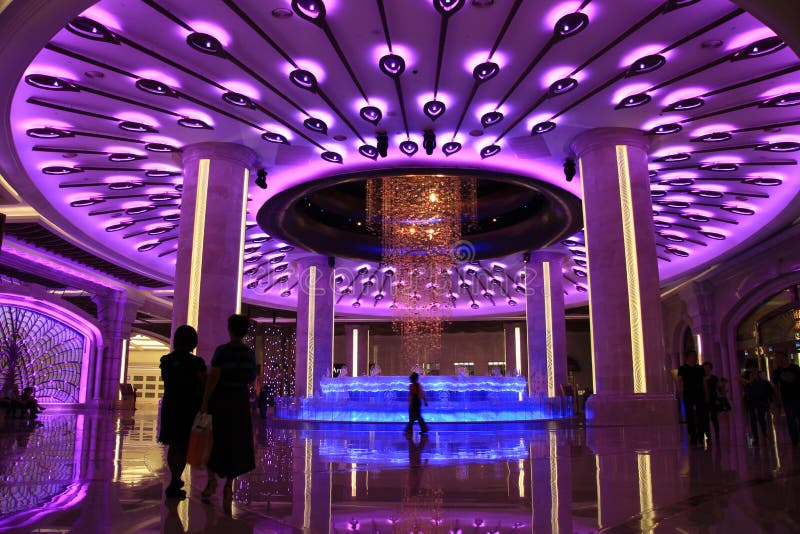 Galaxy macao main lobby editorial stock image. Image of landmark - 26810644