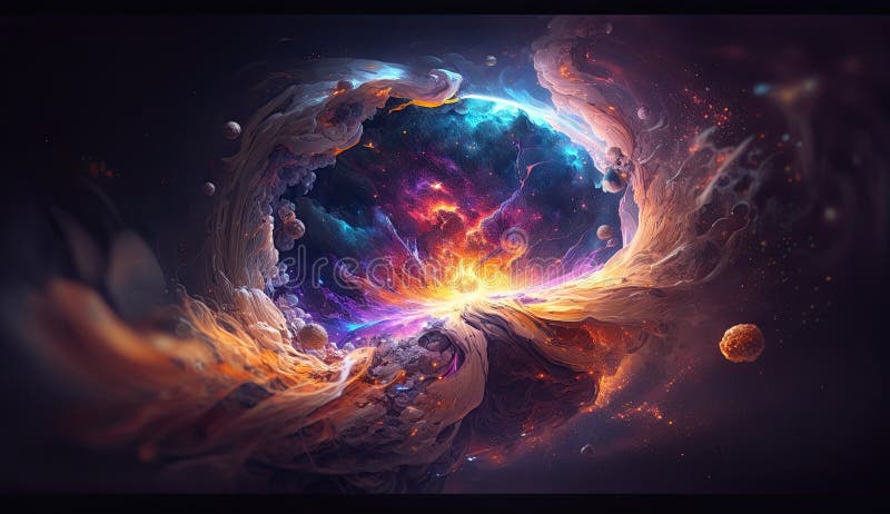 Galaxy Milky Way Stars Other Dimension Cloud Space Explosion Background ...